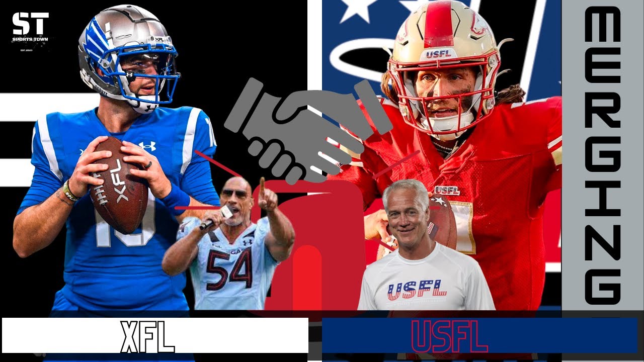 "Big News XFL and USFL Merger! What It Means for Spring Football Fans" - YouTube