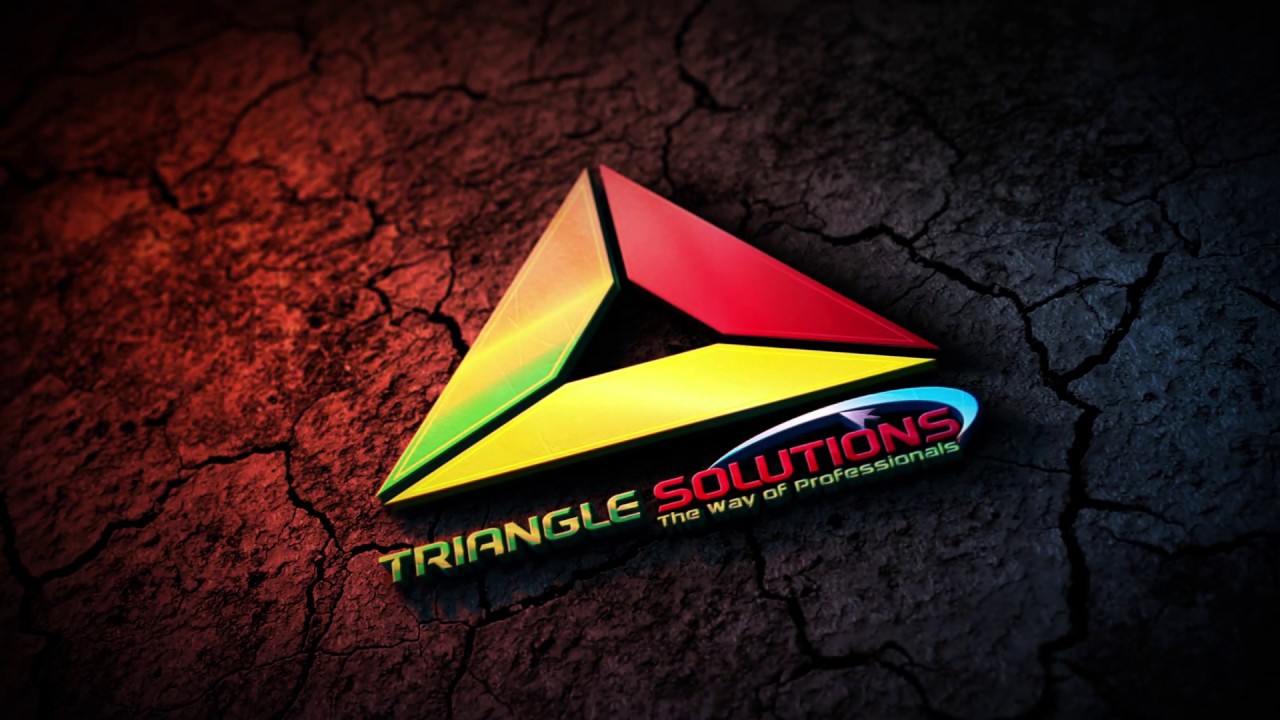 Triangle Solutions 3D Logo Show - YouTube