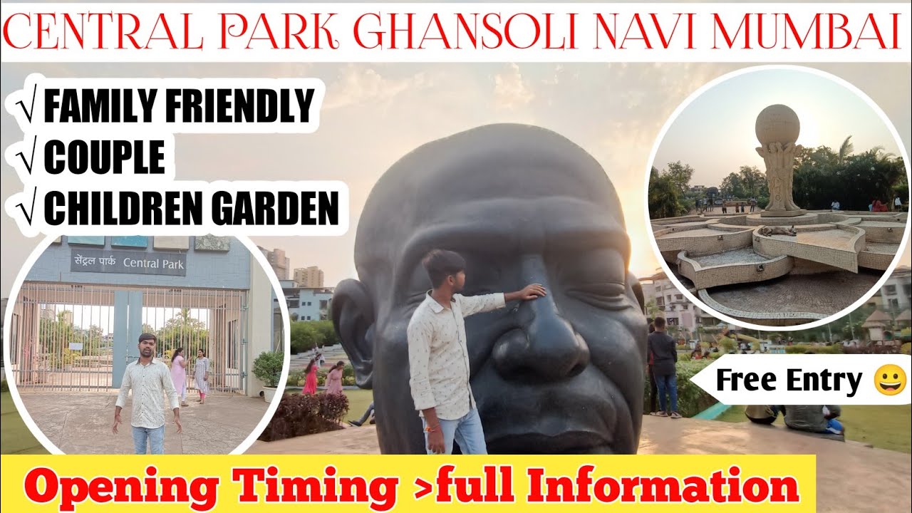 Central Park Ghansoli | Navi Mumbai Best Garden | Navi Mumbai Vlog ...