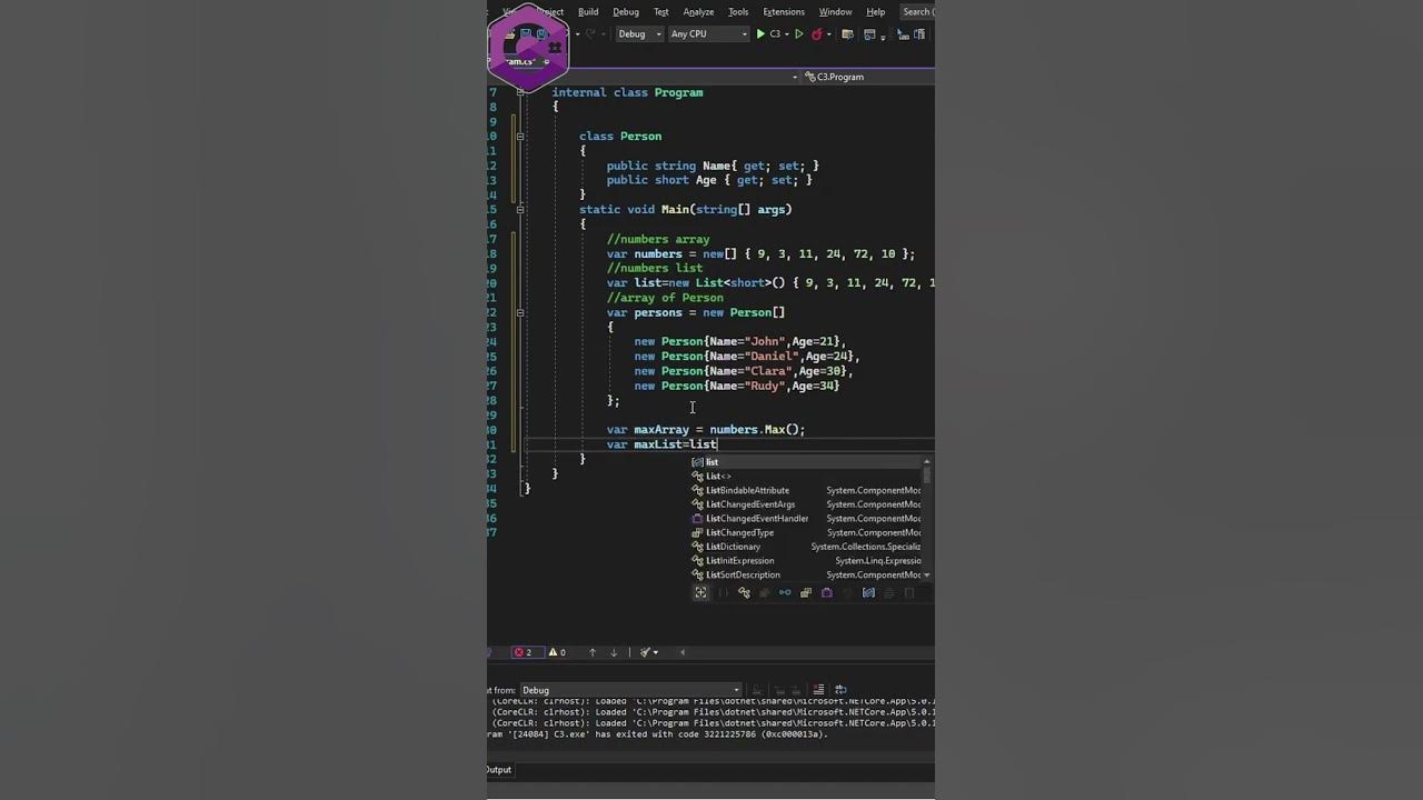 C# LINQ max value - YouTube