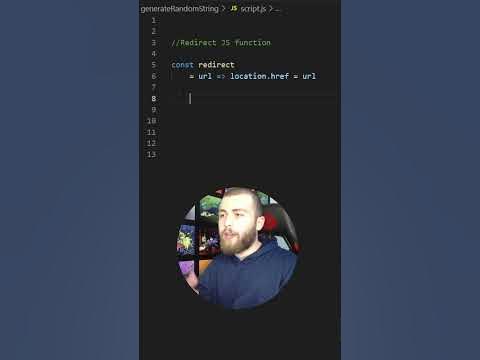 JavaScript One Liners: Redirect Function #shorts - YouTube