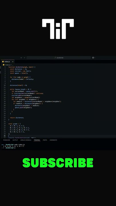 JavaScript Dijkstra’s Algorithm - Part 9 #education #coding #programming #interview #fyp # ...