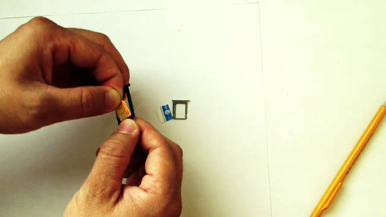 Micro Sim Card to fit in iPhone 3G - YouTube
