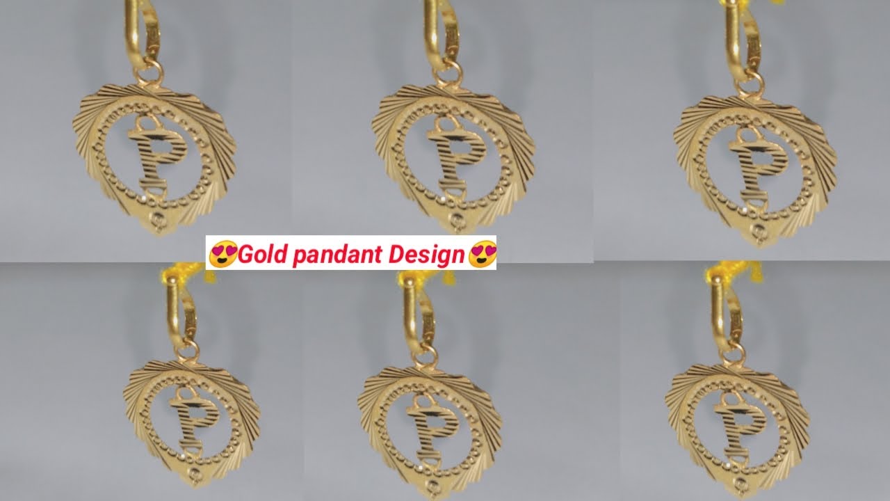 😍Gold P Lokit Pandant Design😍Lightweight😍सोने के लोकिट कि डिजाइन सबसे ...