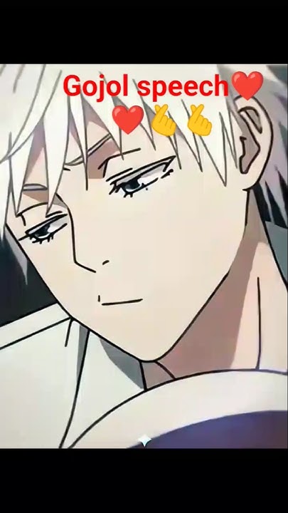 gojo speech - YouTube