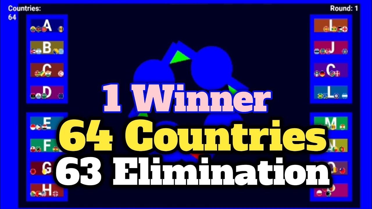 64 Countries World Championship Marble Race Tournament in Algodoo - Who ...