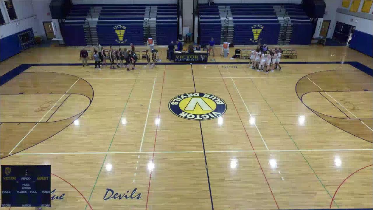 Victor High School vs. Rush-Henrietta High Varsity Womens' Basketball - YouTube