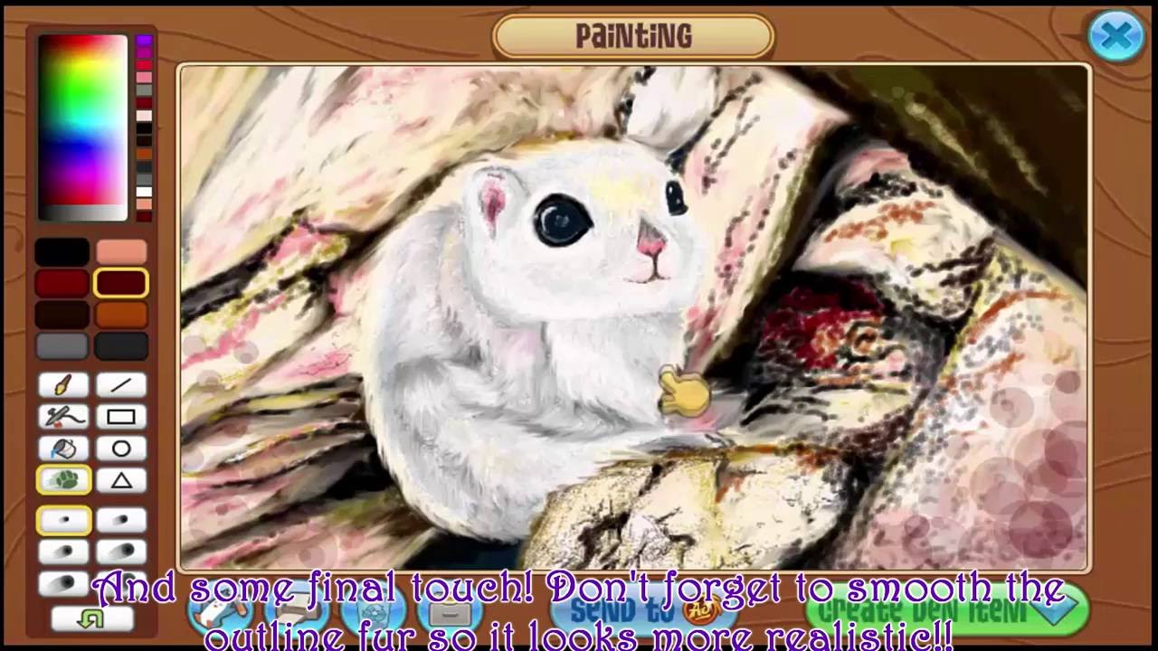 ANIMAL JAM- How to Draw a Japanese Dwarf Squirrel (text version) - YouTube
