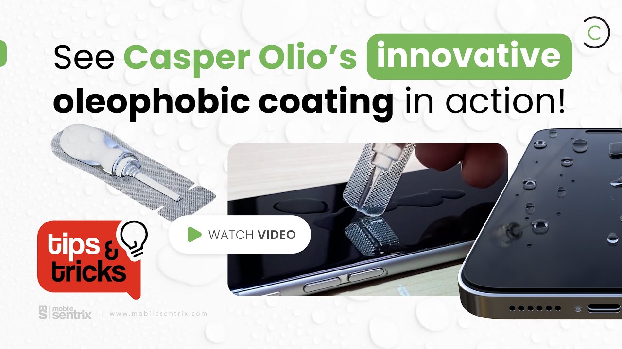 Casper Olio - New Oleophobic Coating (Tips and Tricks #61) - YouTube
