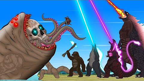 GODZILLA Cartoons PANDY | Complilation Video 2022 : All Monster Fusion Battle! - YouTube