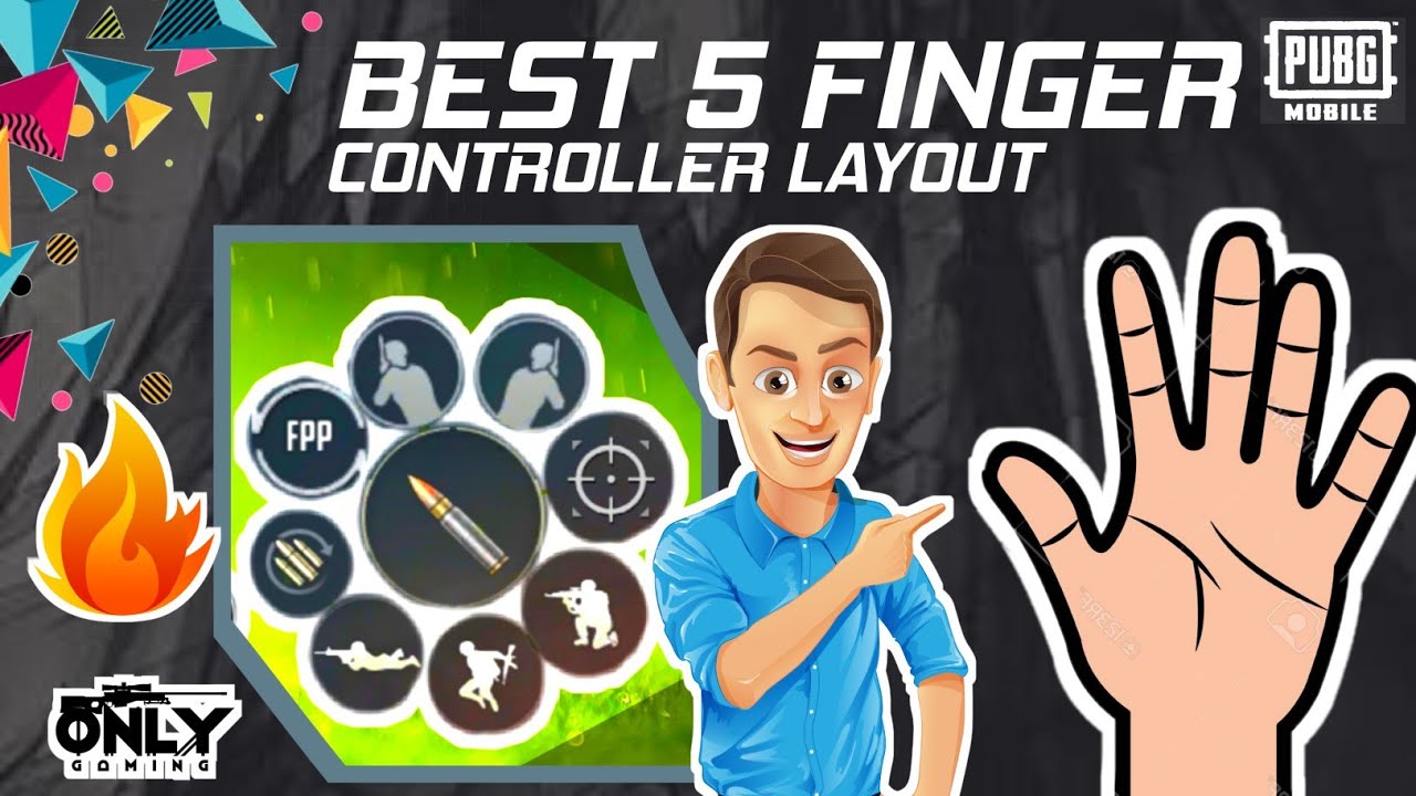 Best 5 FINGER CLAW CONTROLLER LAYOUT - Simple And Easy - PUBG Mobile🔥 ...