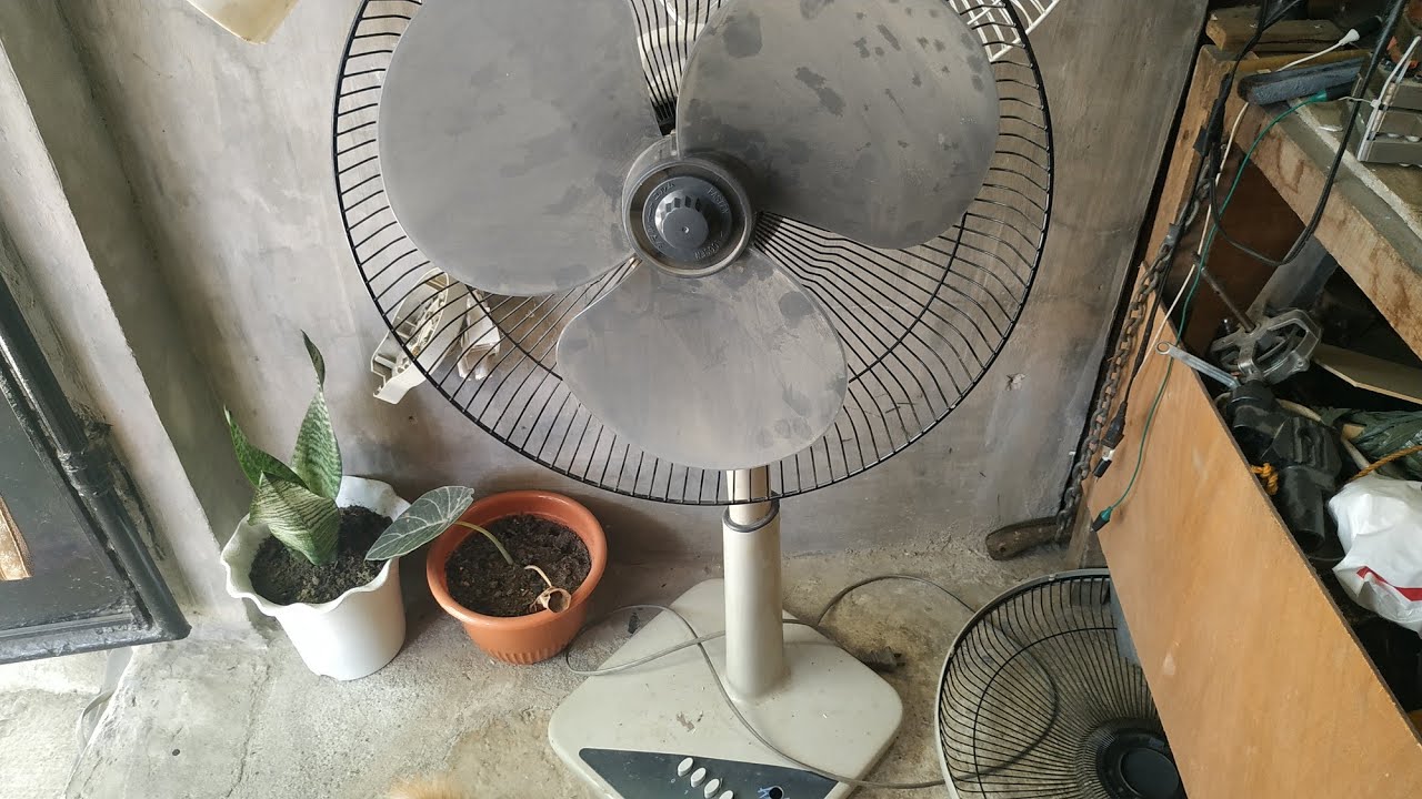 Asahi Stand Fan/Paano Ayusin Ayaw umikot ang elisi or elising Sumagi SA ...