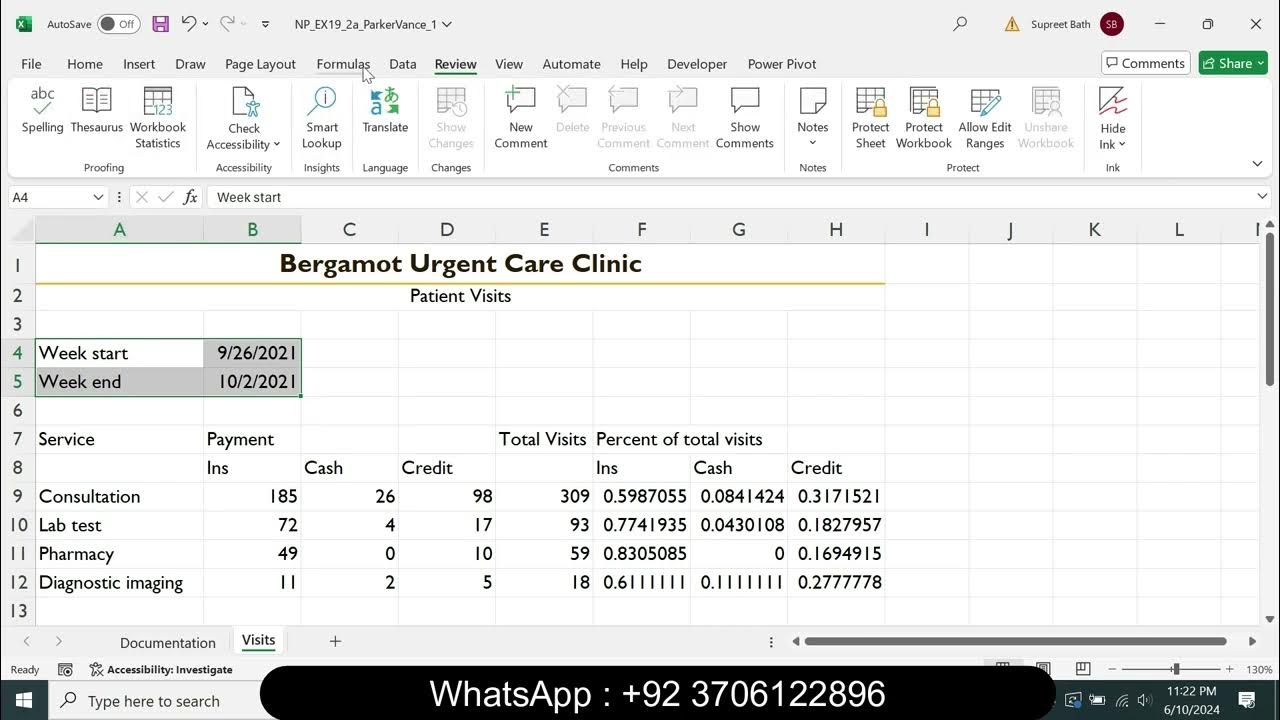 New Perspectives Excel 2019 | Excel Module 2 SAM Project 1a | Module 2 ...