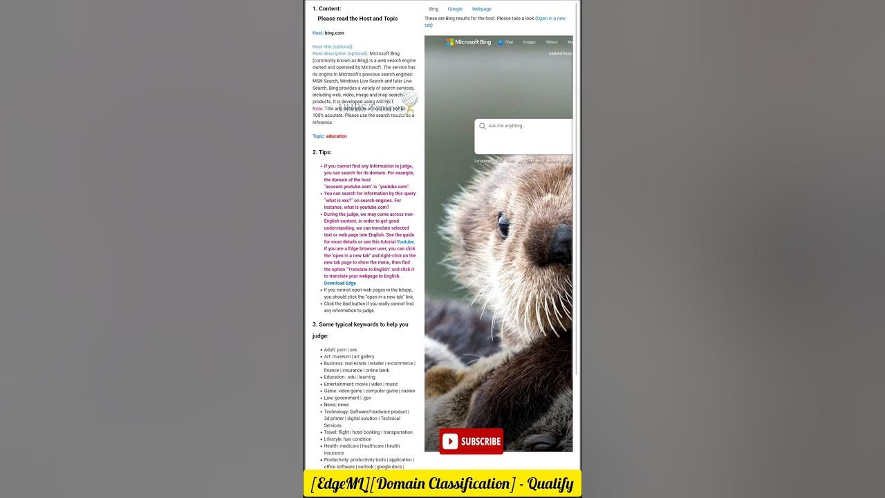 [EdgeML][Domain Classification] | Qualify PASSED | UHRS Trainer - YouTube