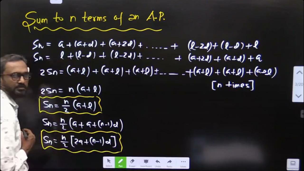 Arithmetic Progressions - 02 | Selection of n terms of an AP | Sum to n ...