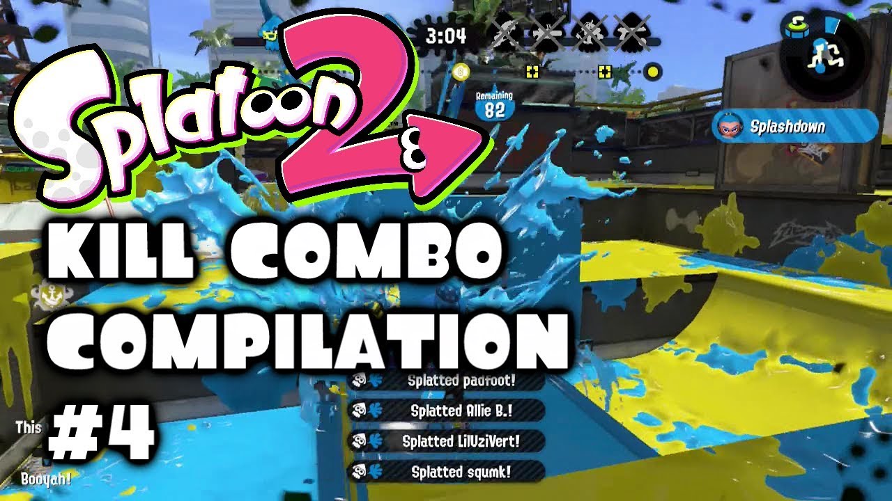 Splatoon 2 - Kill Combo Compilation #4 - YouTube