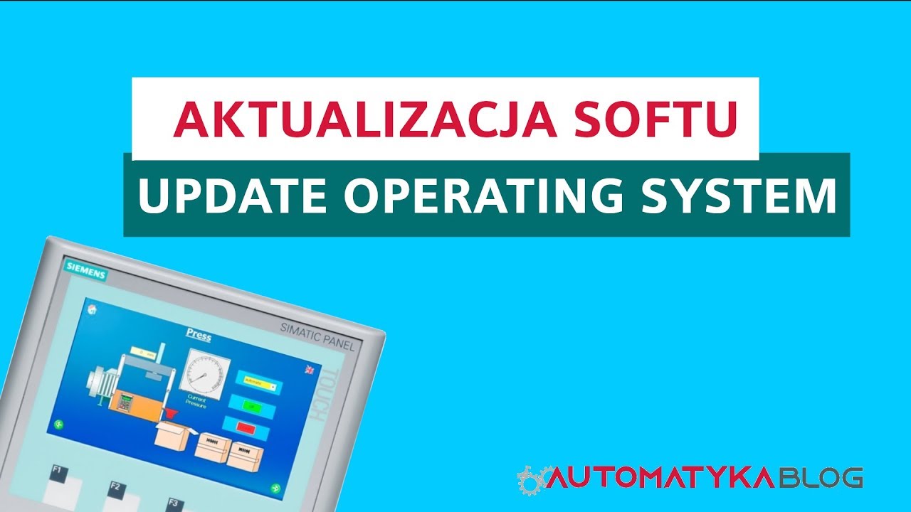 Update operating system SIMATIC PANEL TP177 Aktualizacja software - YouTube