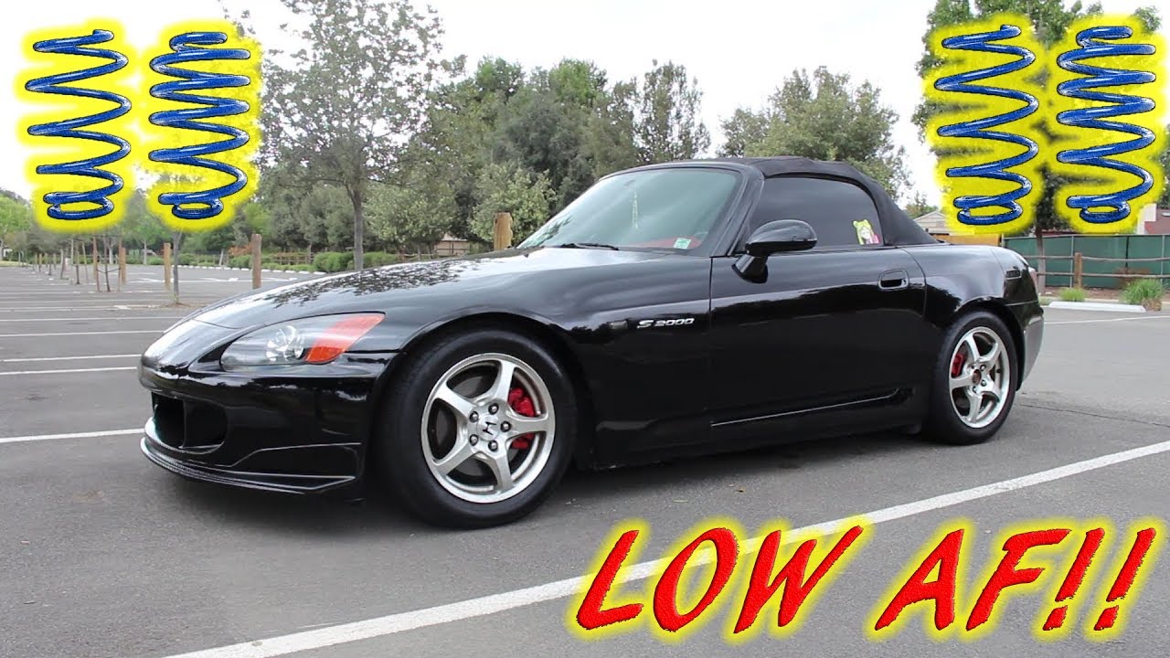 Honda S2000 Gets Lowering Springs!!!(Car Update) - YouTube