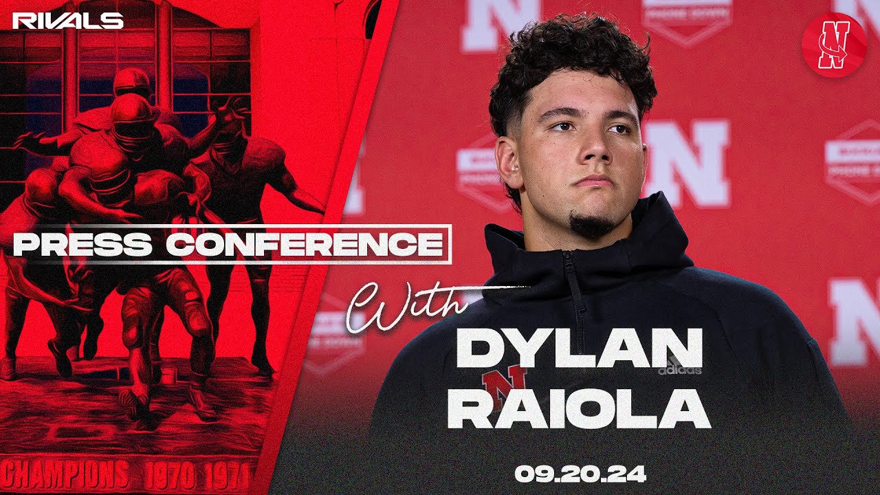 Nebraska Football: Dylan Raiola after overtime loss to Illinois (Sept ...