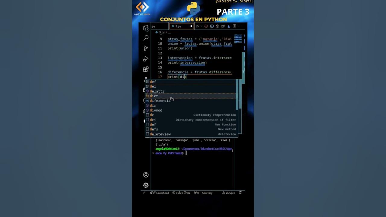 Python Desde Cero Conjuntos Parte 3 Python Codinglife Pythonprogramming Python Youtube