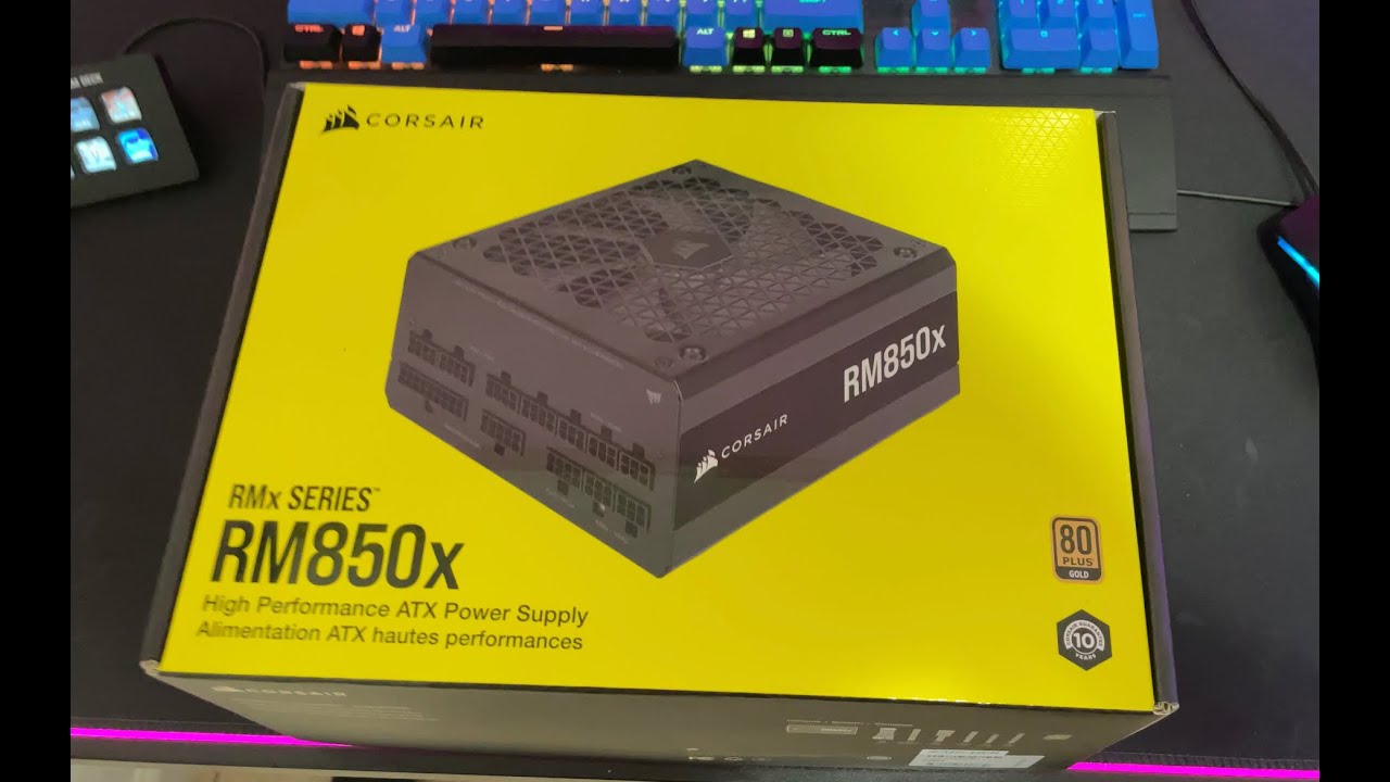 Corsair RM850x 2021 Version Amateur Review - YouTube