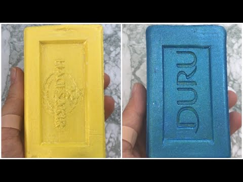 Kısa sabun kesme videoları / ASMR - Çok sert sabunlar #191