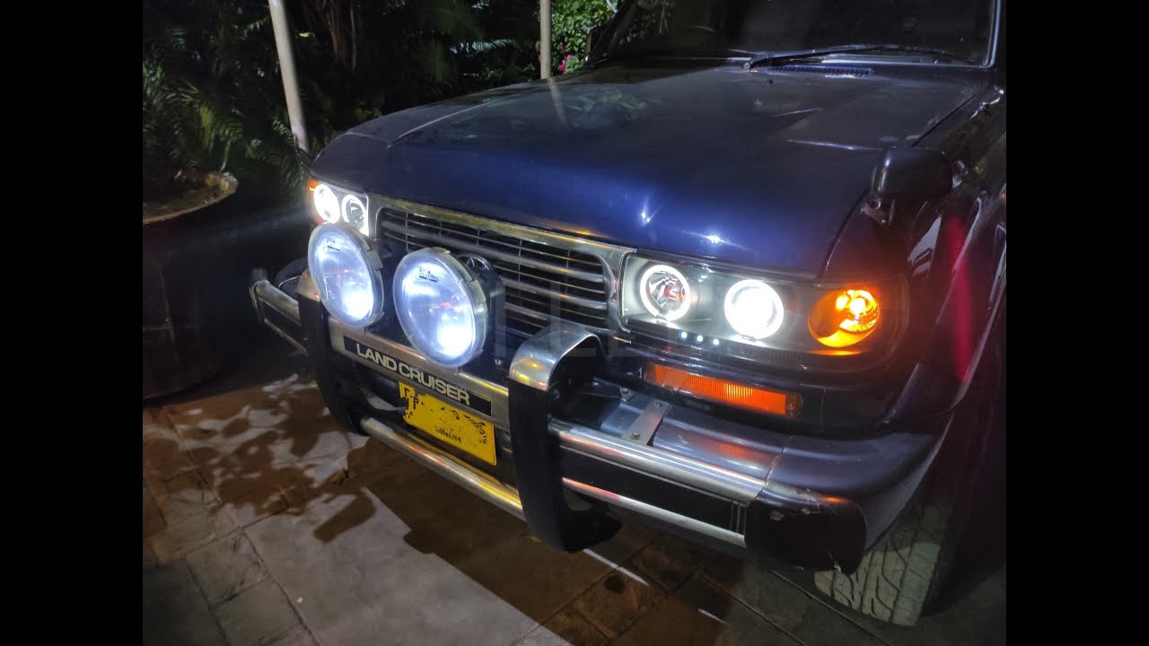 Toyota Land Cruiser 80 Series Customized Premium Projector Retrofit LED ...