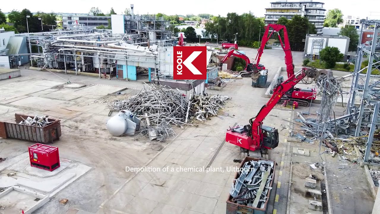 Demolition chemical plant - YouTube