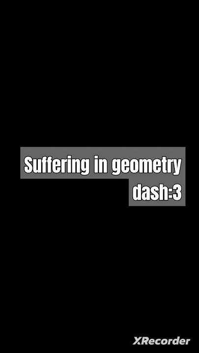 Geometry dash in a nutshell. - YouTube