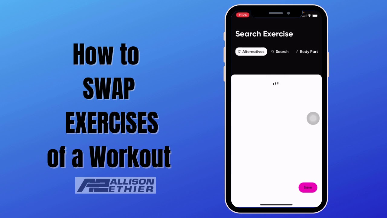 How to Swap Exercises of a Workout - YouTube