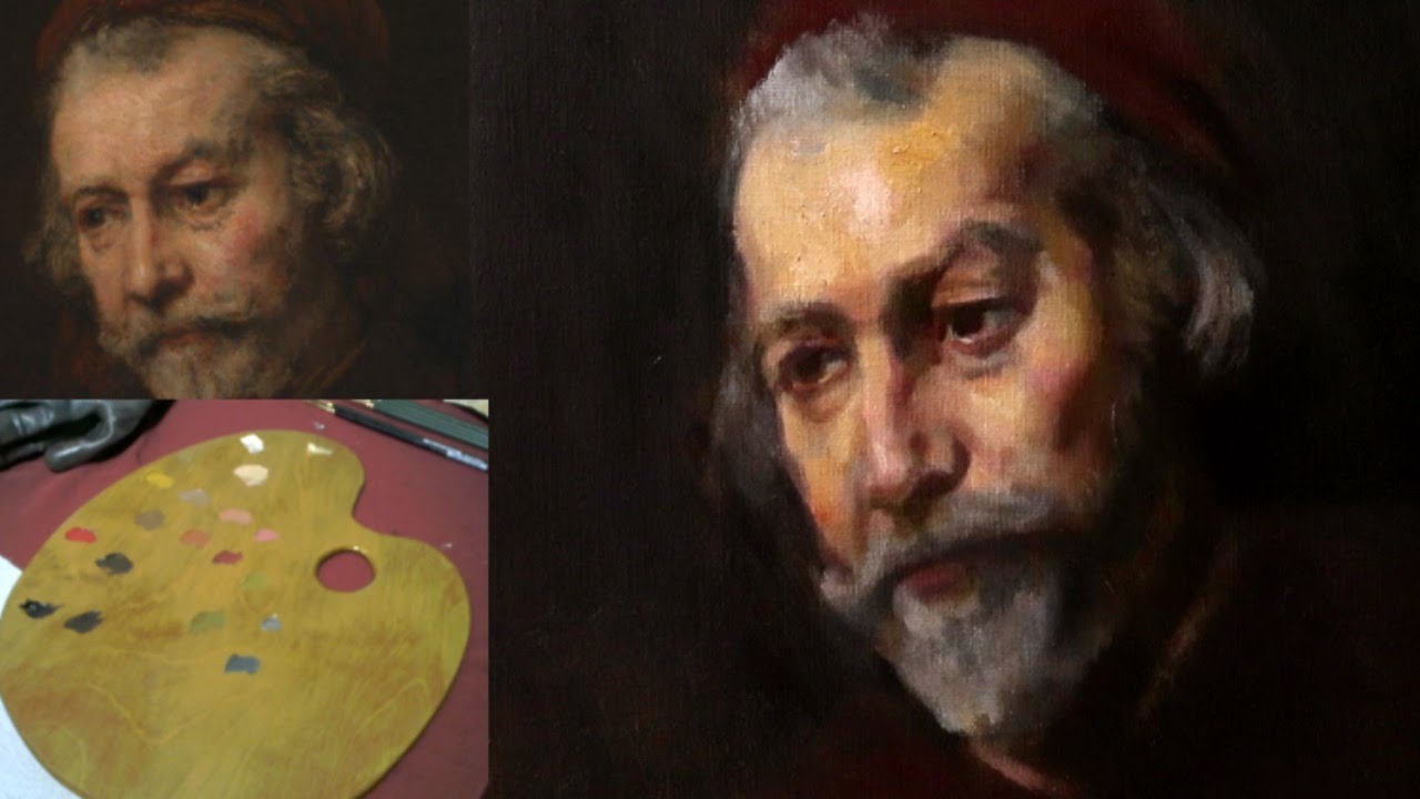 Rembrandt Master Study 3rd Layer LIVE | Virtual Painting Session - YouTube