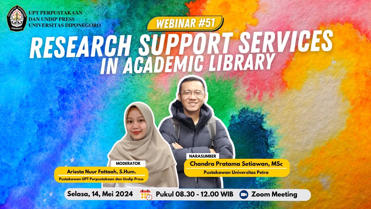 Webinar Series 51 : Research Support Service in Academic Library - YouTube