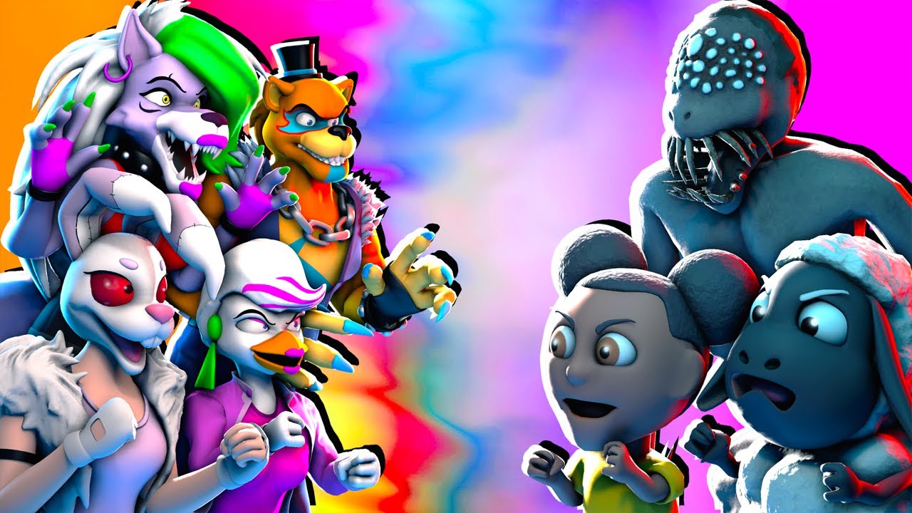 [SFM FNaF] Security Breach Fury's Rage vs Amanda The Adventurer ...