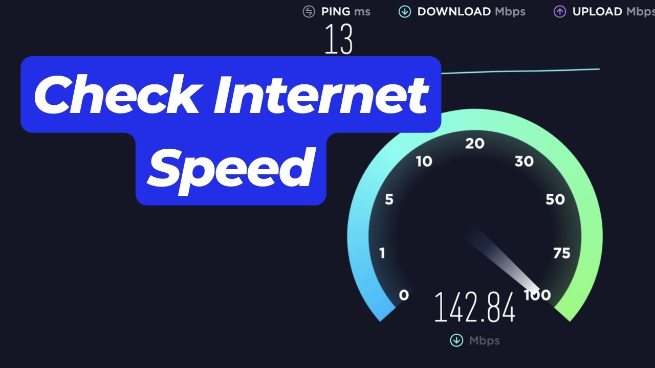 How To Check Internet Speed Speedtest Fast Cloudflare YouTube