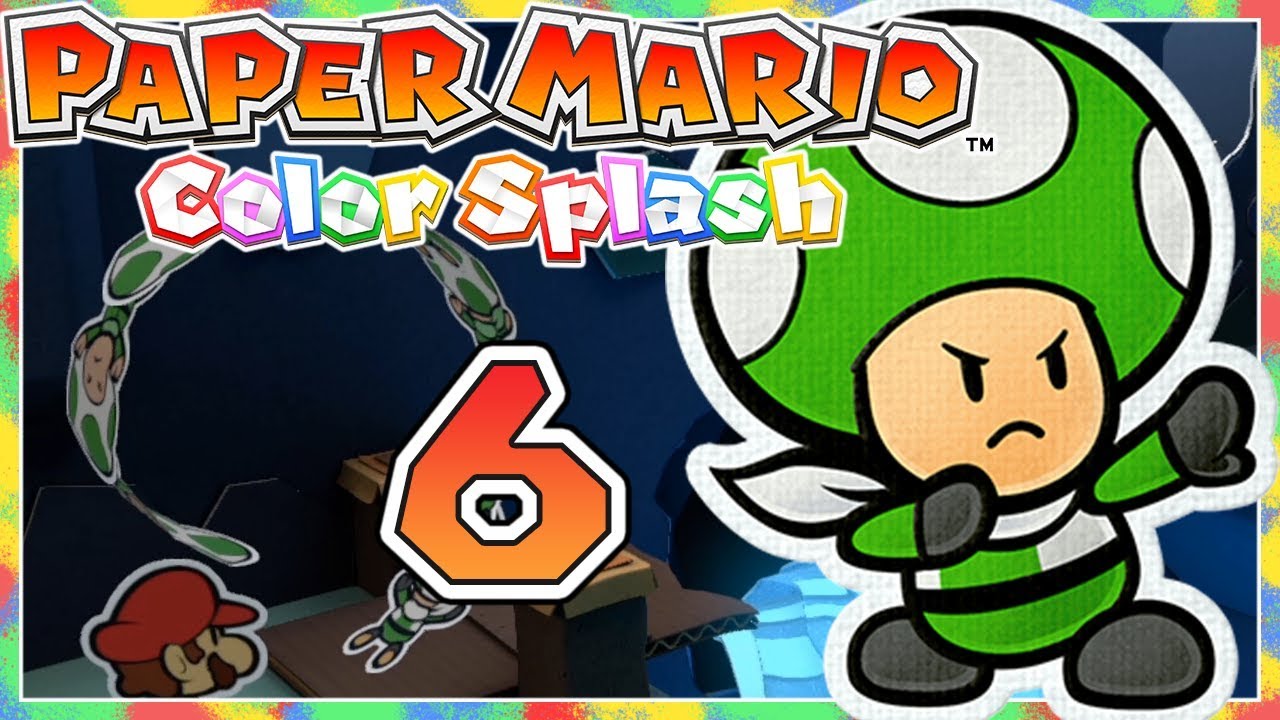 EINSATZ DER GRÜNEN RETTER TOADS | Paper Mario Color Splash #6 - YouTube