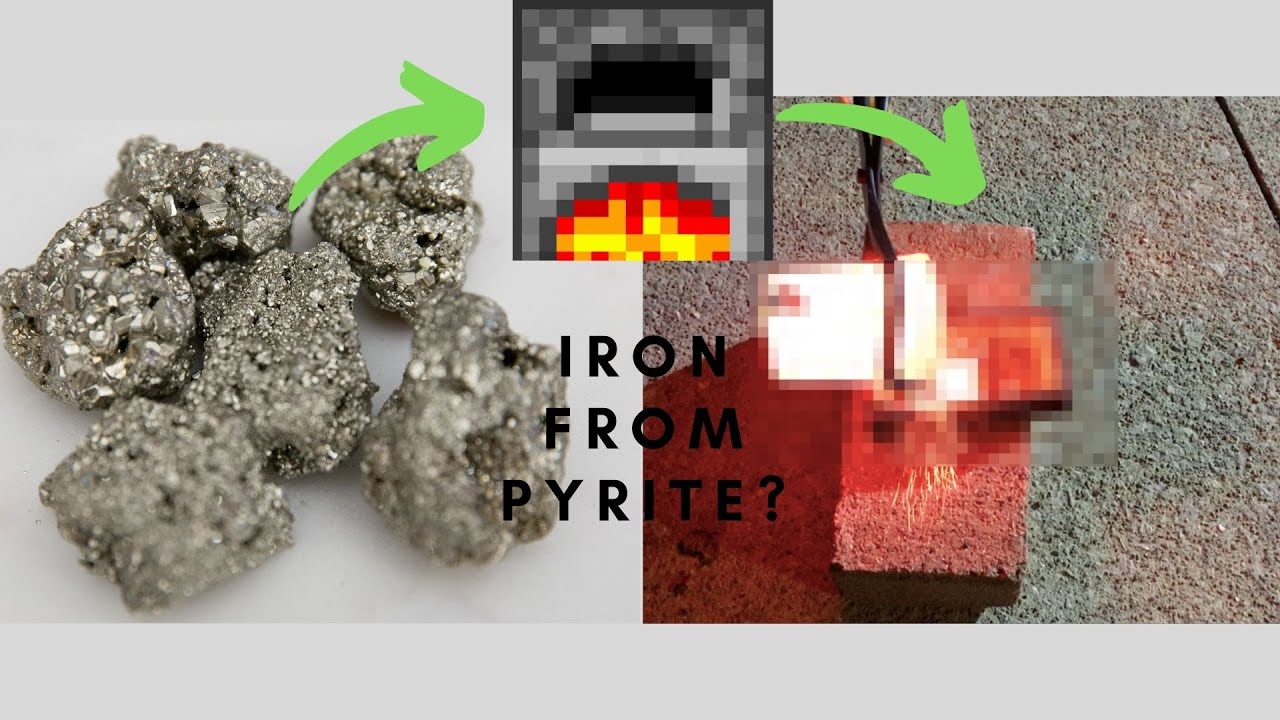 Refining Iron Metal from Pyrite - YouTube