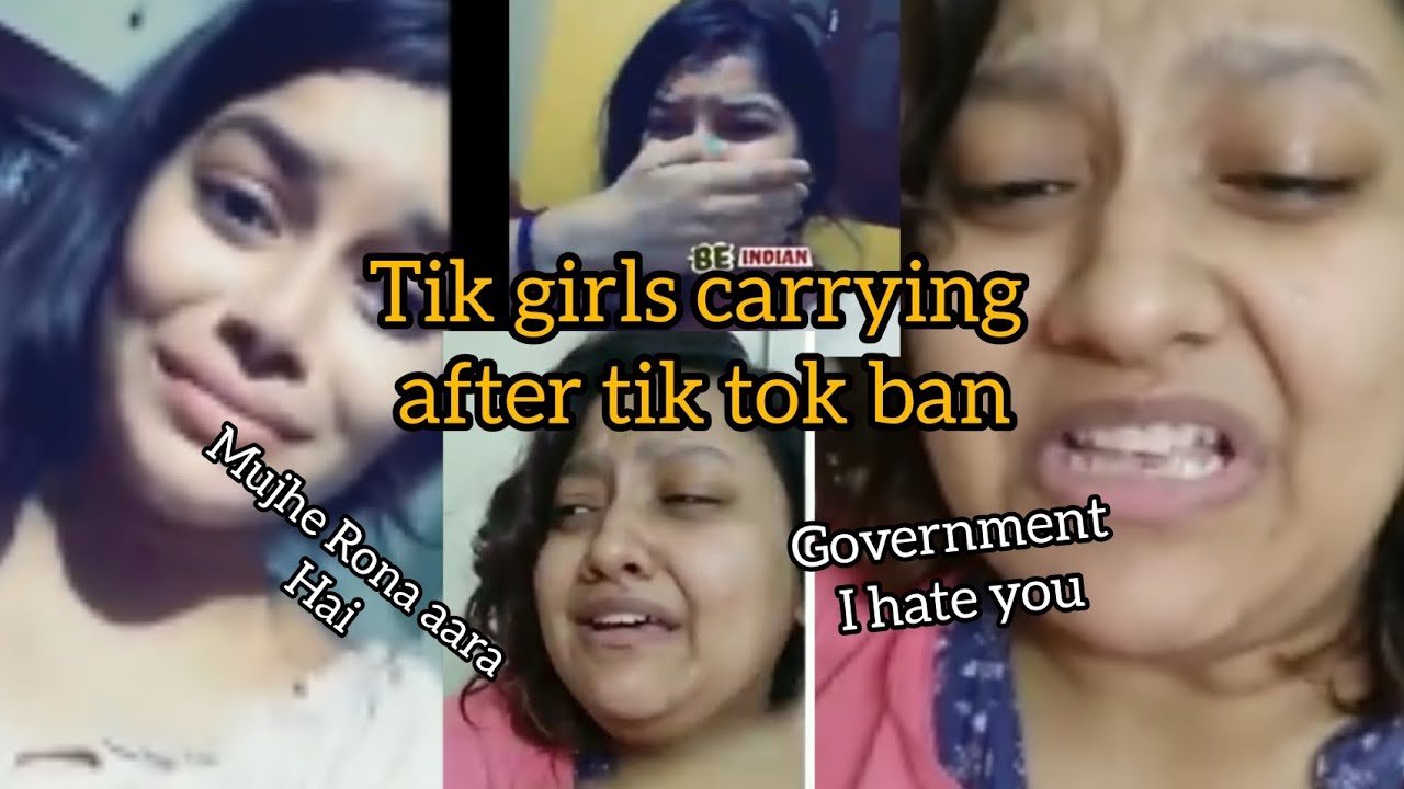 Tiktokers Reaction On Tik Tok Ban Tiktokers Carrying After Ban