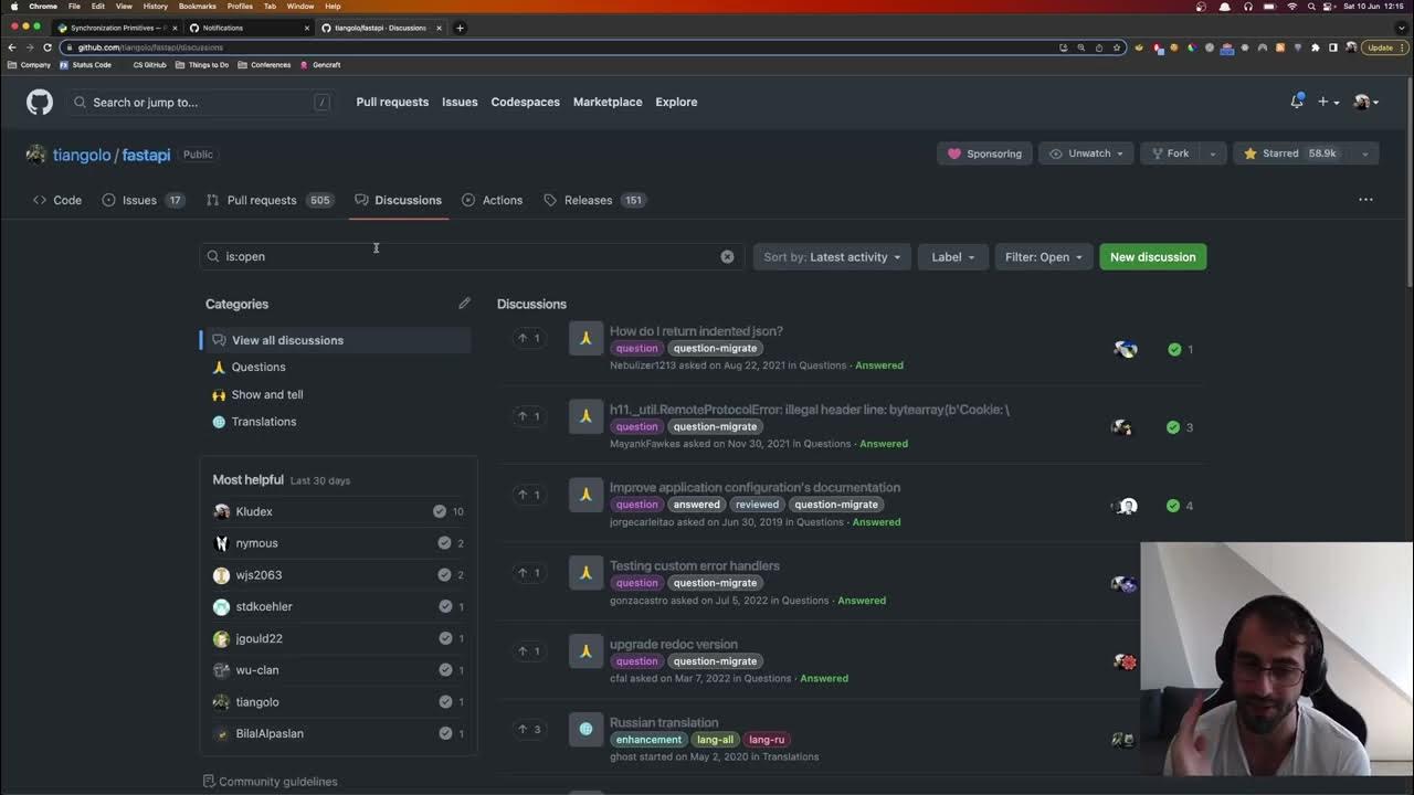 How Can I Contribute To Fastapi Youtube