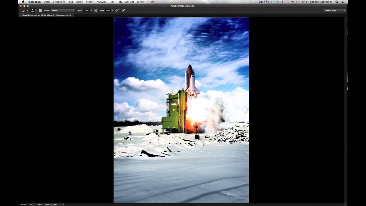 PHOTOSHOP TUTORIAL #2 - Mission Control - The Making of - YouTube