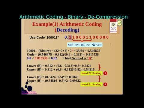 [13] Arithmetic Coding - Binary - DeCompression - YouTube