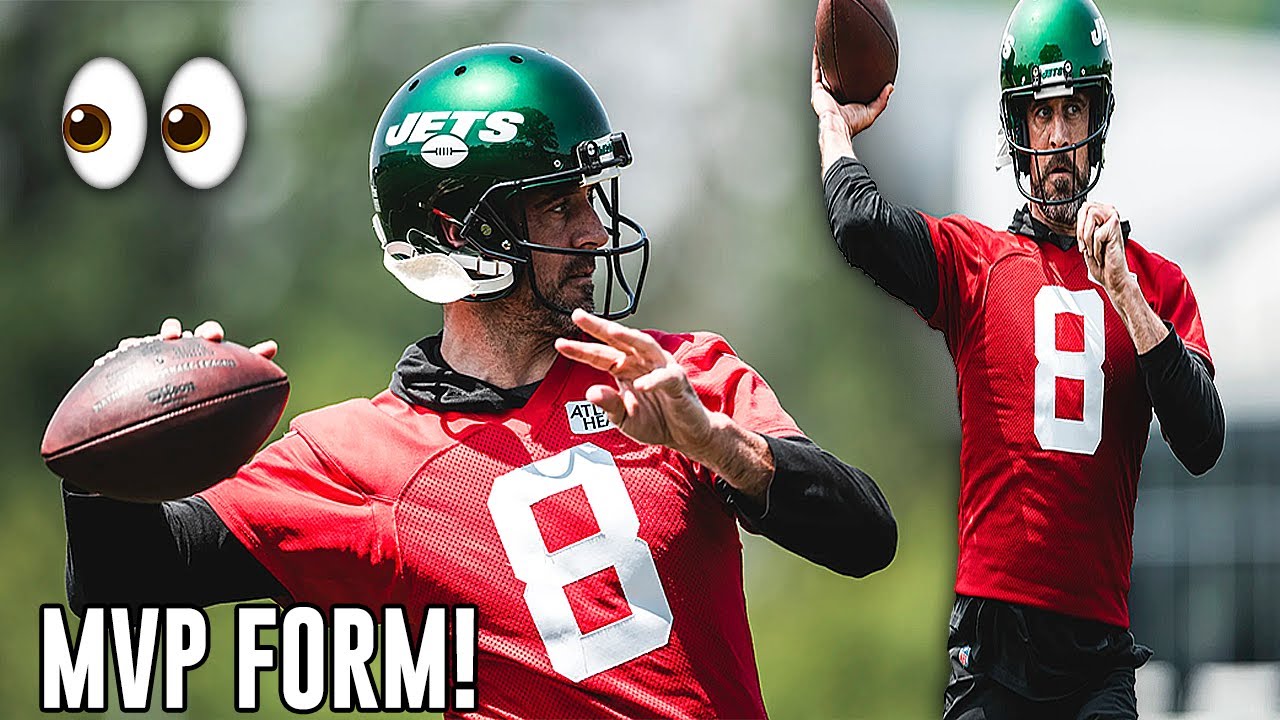 Aaron Rodgers Looks SHARP & ACCURATE 🎯🔥 Jets FULL OTA Highlights - YouTube