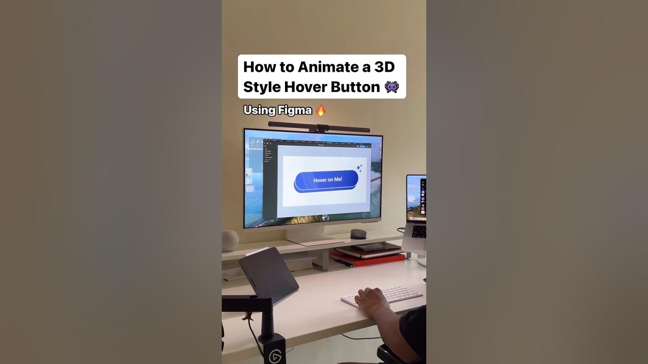Animated a 3D Hover Button #figma #prototype #uiux #uidesign #uiuxdesign #userinterface # ...