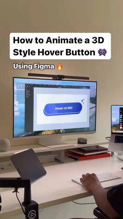 Animated a 3D Hover Button #figma #prototype #uiux #uidesign #uiuxdesign #userinterface # ...