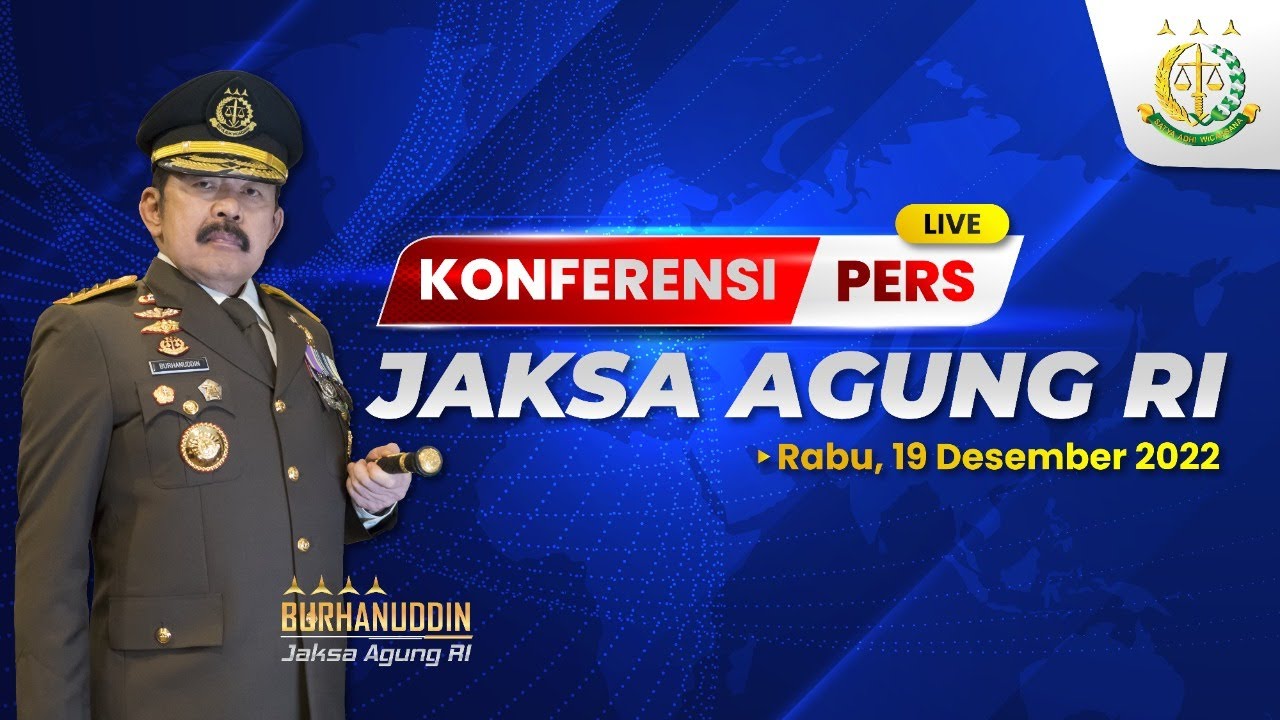 KONFERENSI PERS JAKSA AGUNG RI - YouTube