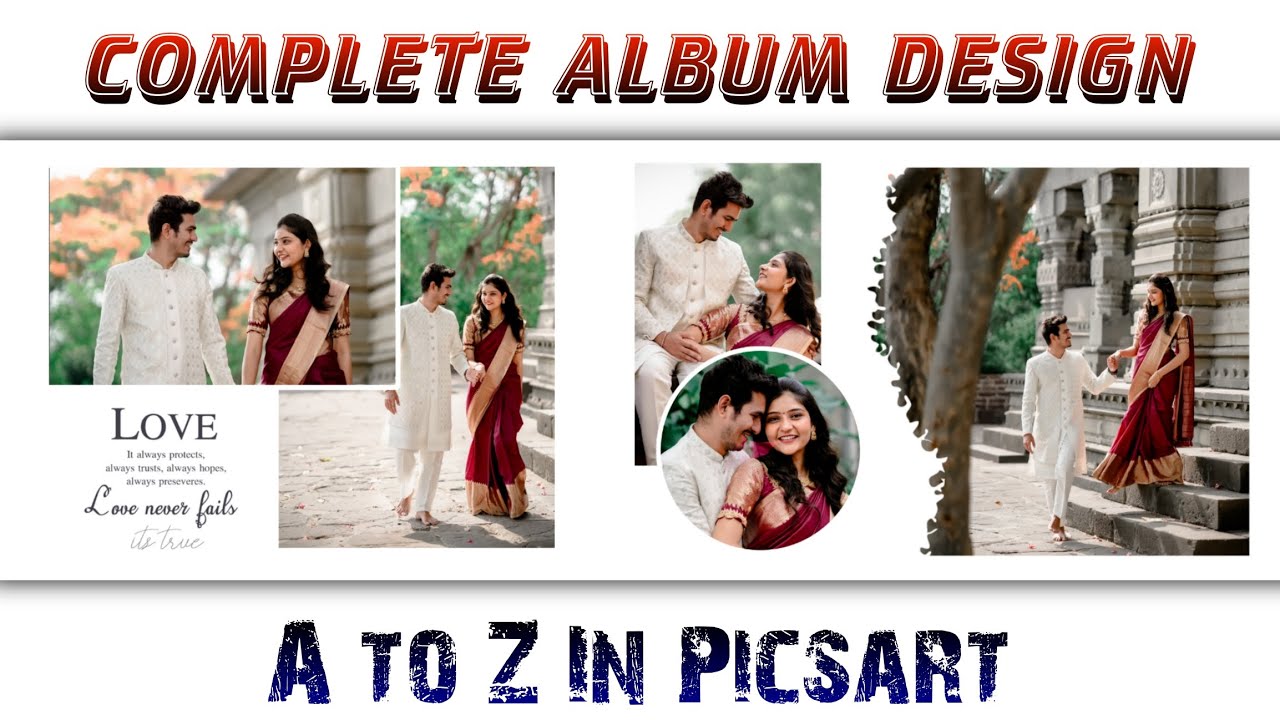 How To Create Wedding Album Design | Complete Album Design Tutorial In ...