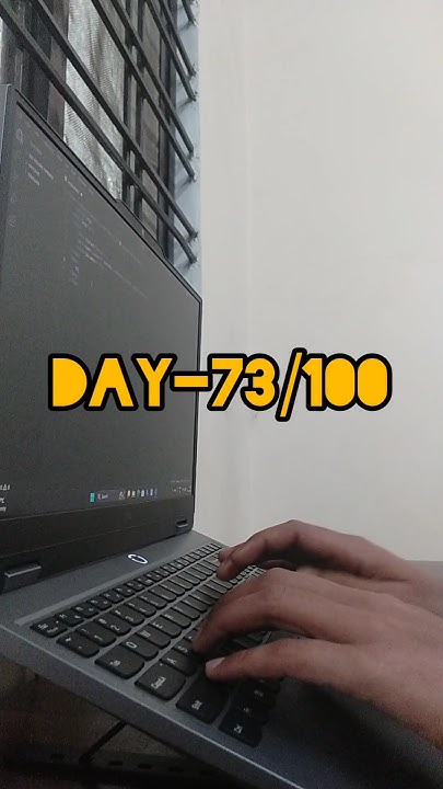 Day-73/100 #100daysofcode #coding - YouTube