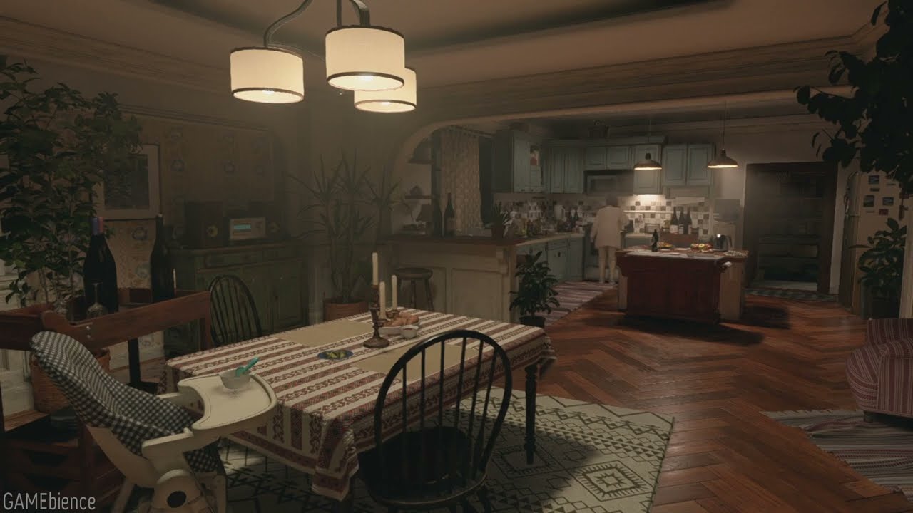 3 Hour - Resident Evil Village - Ethan and Mia's Home Ambience - YouTube