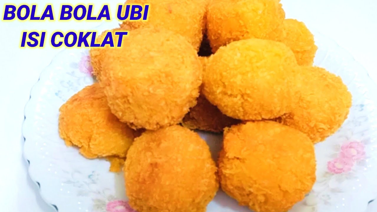 Cara Membuat Bola Bola Ubi Isi Coklat || Crispy Diluar Lumer Didalam ...