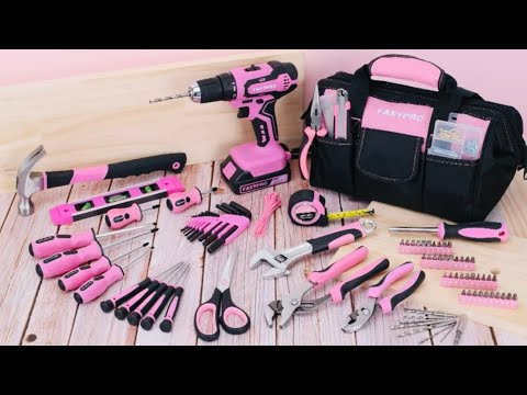 Taladros Color Rosa | Juego De Herramienta - YouTube