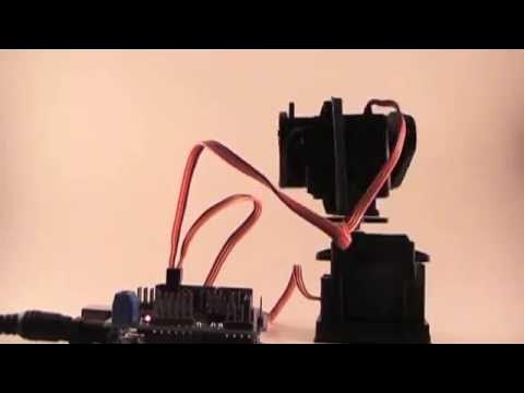 DIY 3D Printed Pan & Tilt Robot W/ Arduino Uno - YouTube